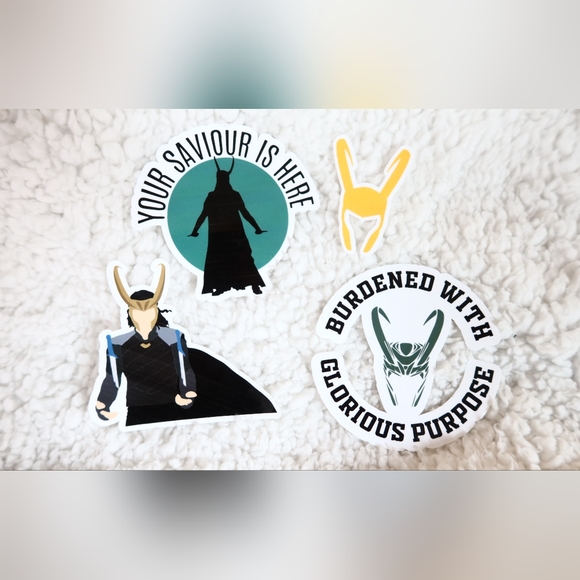 Hand Crafted | Design | Loki Loki Stickers Glorious Purpose God Of ...